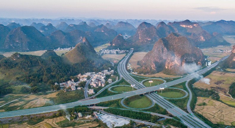 Video captured Chinese authorities publicly shaming 4 alleged smugglers ...