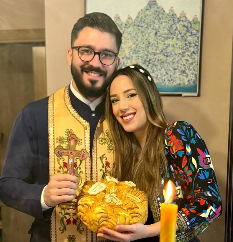 (Foto) Aranđelovdan u domu danice Crnogorčević: Ivan u svešteničkoj ...