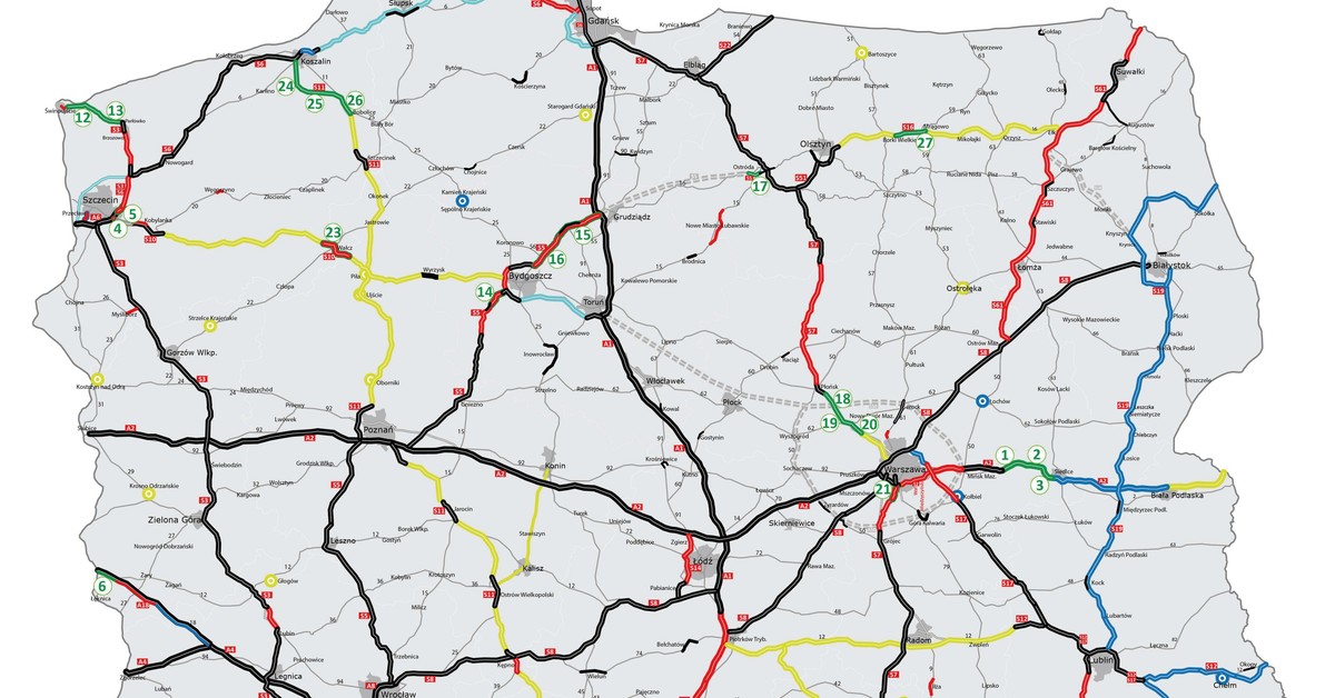 Budowa dróg w Polsce. Oto lista trwających przetargów [MAPA] - Forsal.pl
