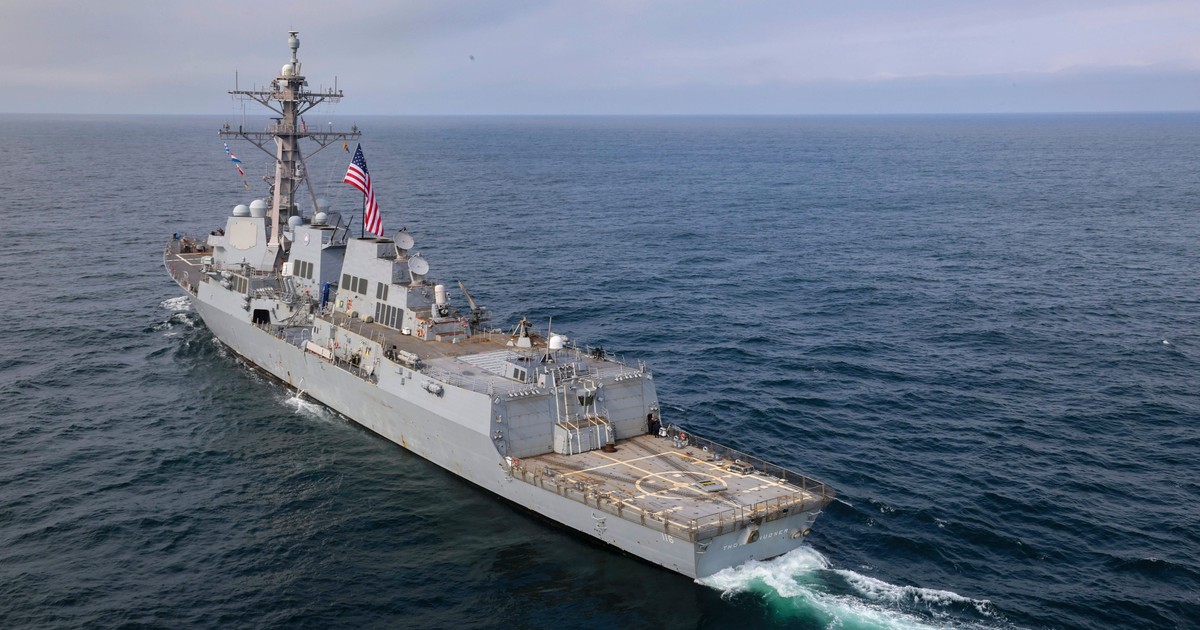 Navy destroyers helped the US catch a Russian-flagged oil tanker on the ...