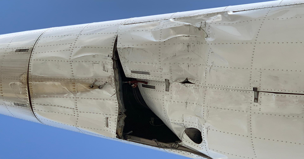 Airbus A340 of Edelweiss needs a new tail | aeroTELEGRAPH