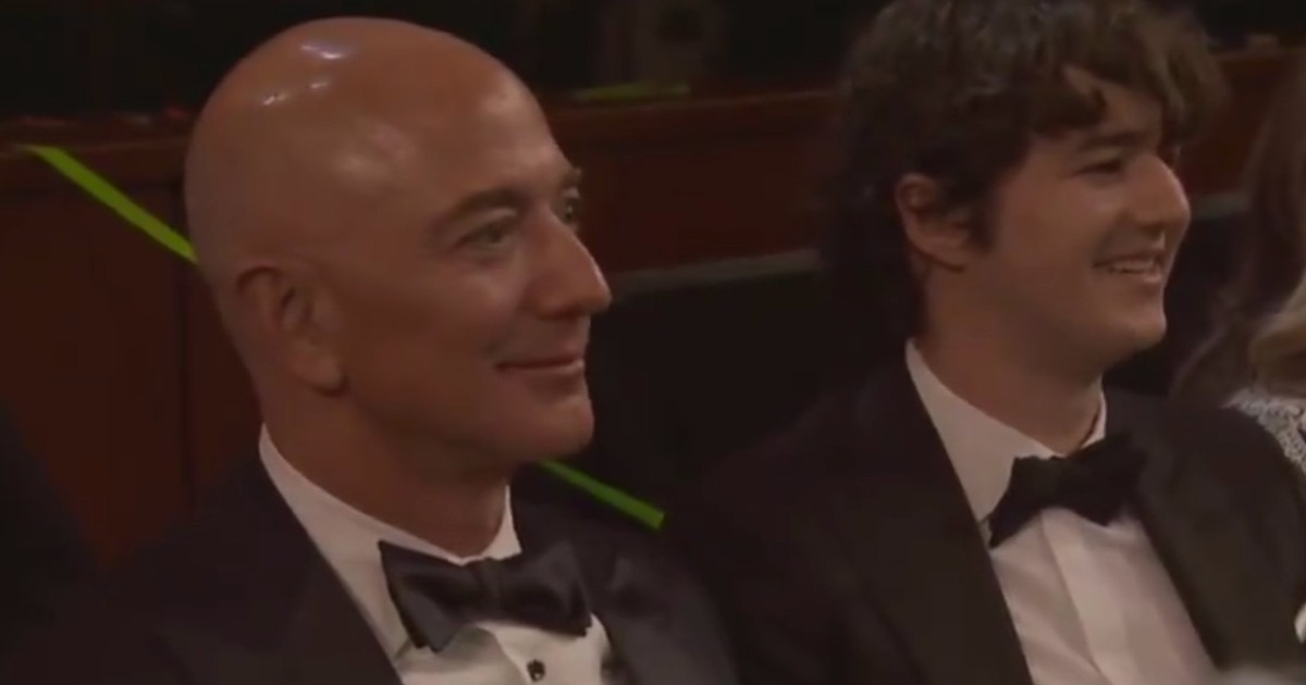 Jeff Bezos was roasted during the Oscars opening monologue, with Chris ...