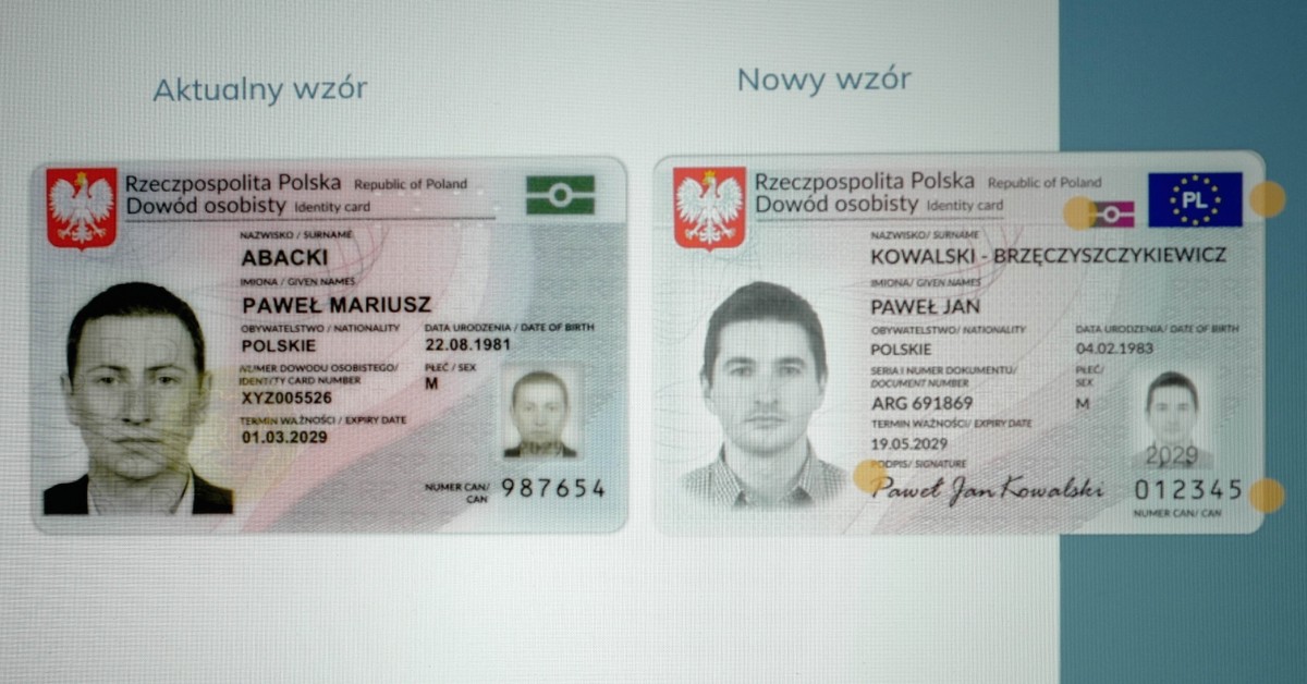 Nowe dowody osobiste. Oto wzory dokumentów [ZDJĘCIA] - Forsal.pl