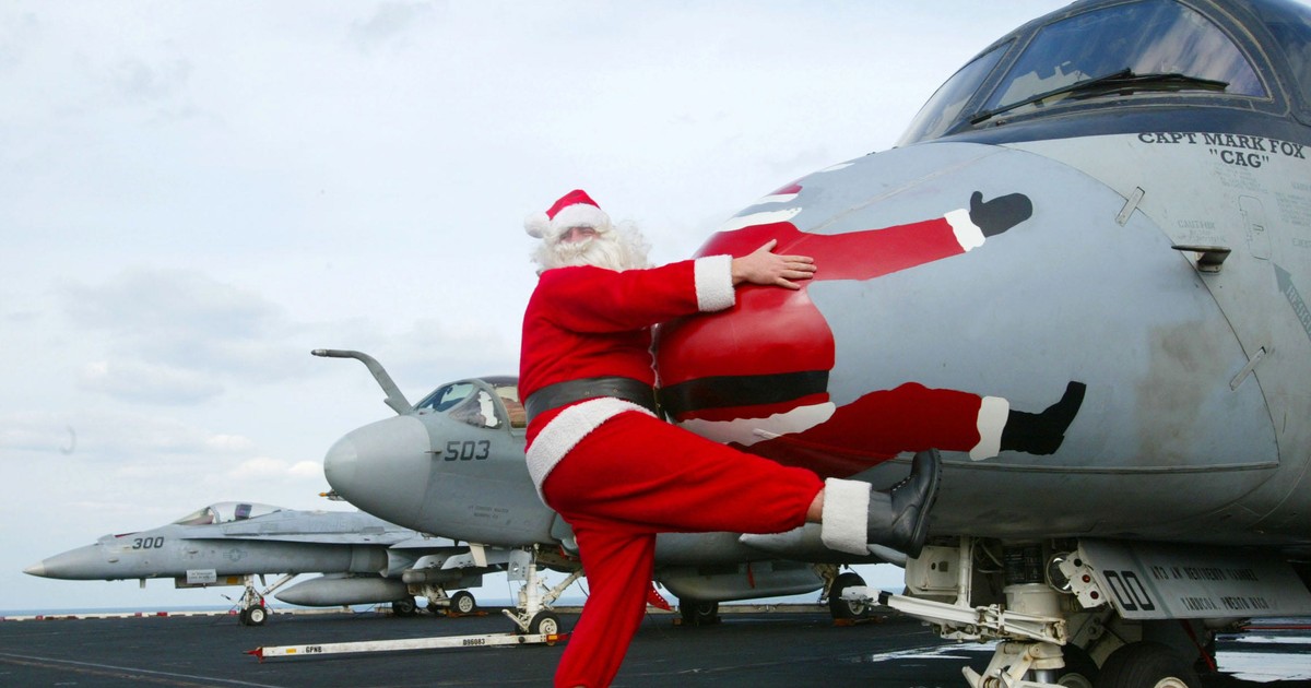 The US military won't let Santa fly on its jets or helicopters. The ...