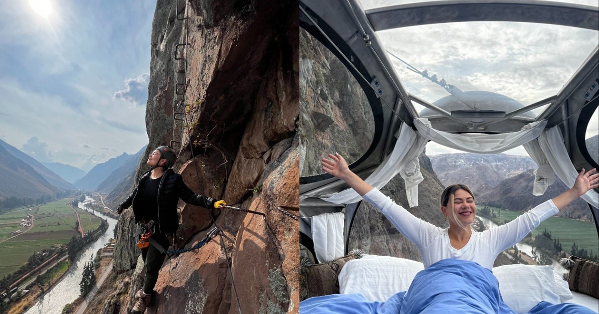 I climbed a terrifying 1,200 feet to stay in a transparent pod ...