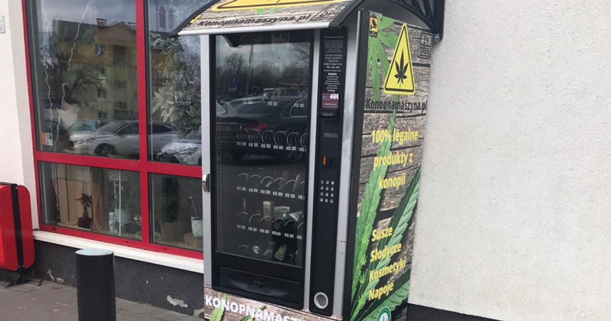 Automaty z konopnymi produktami CBD zaczęły pojawiać się w pierwszych ...