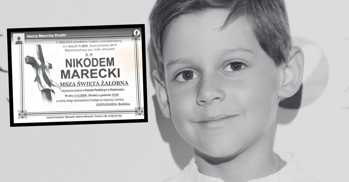 Nie żyje Nikodem Marecki. Młodego aktora pożegnali rodzice i ...