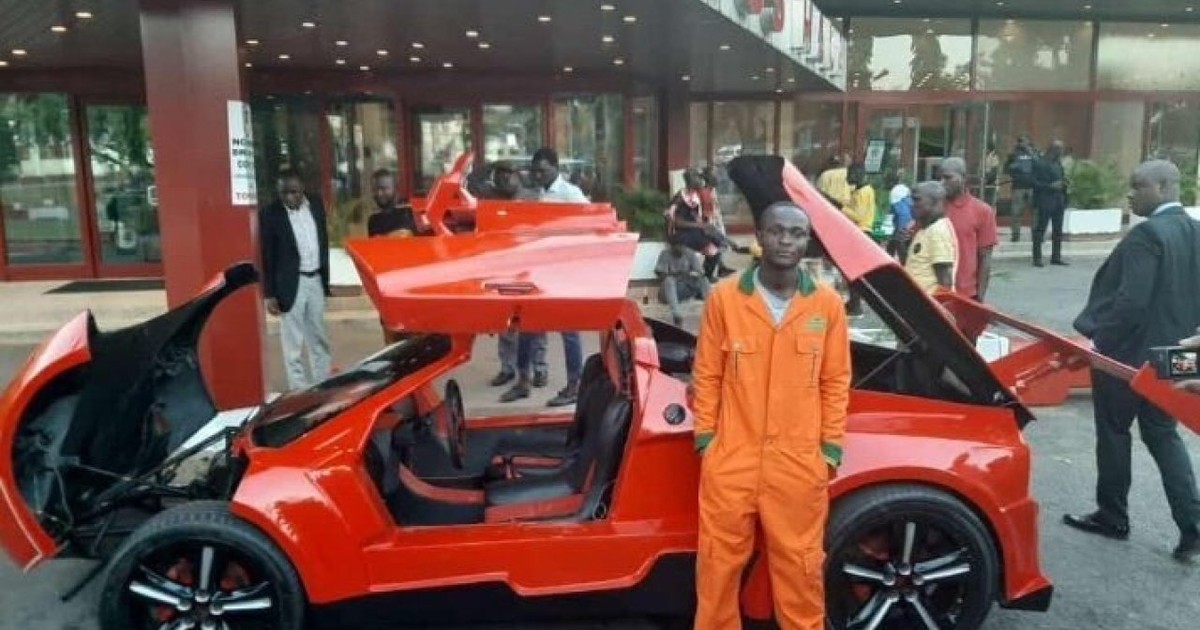 25-year-old Nigerian engineer produces first ‘carbon fibre’ sports car ...