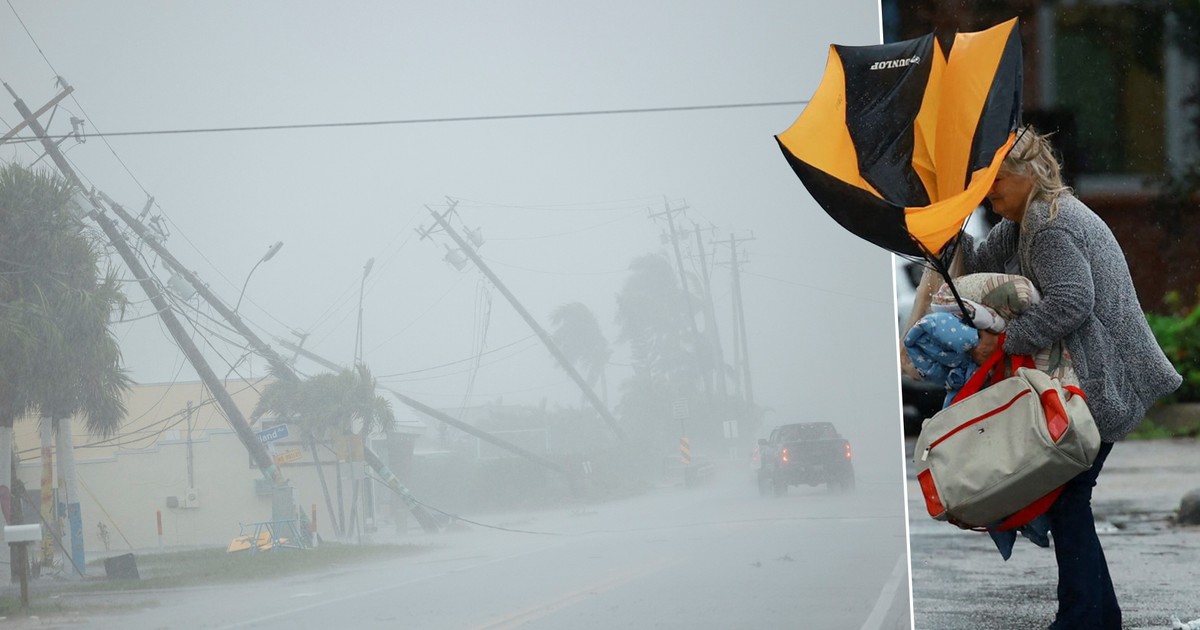 Floryda. To poprzedza huragan Milton. "Odmawiamy różaniec"