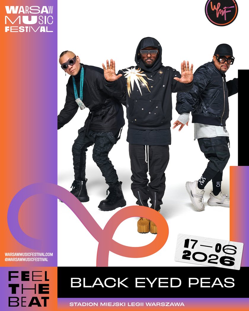Grupa Black Eyed Peas wystąpi na Warsaw Music Festival. Gdzie kupić bilety?