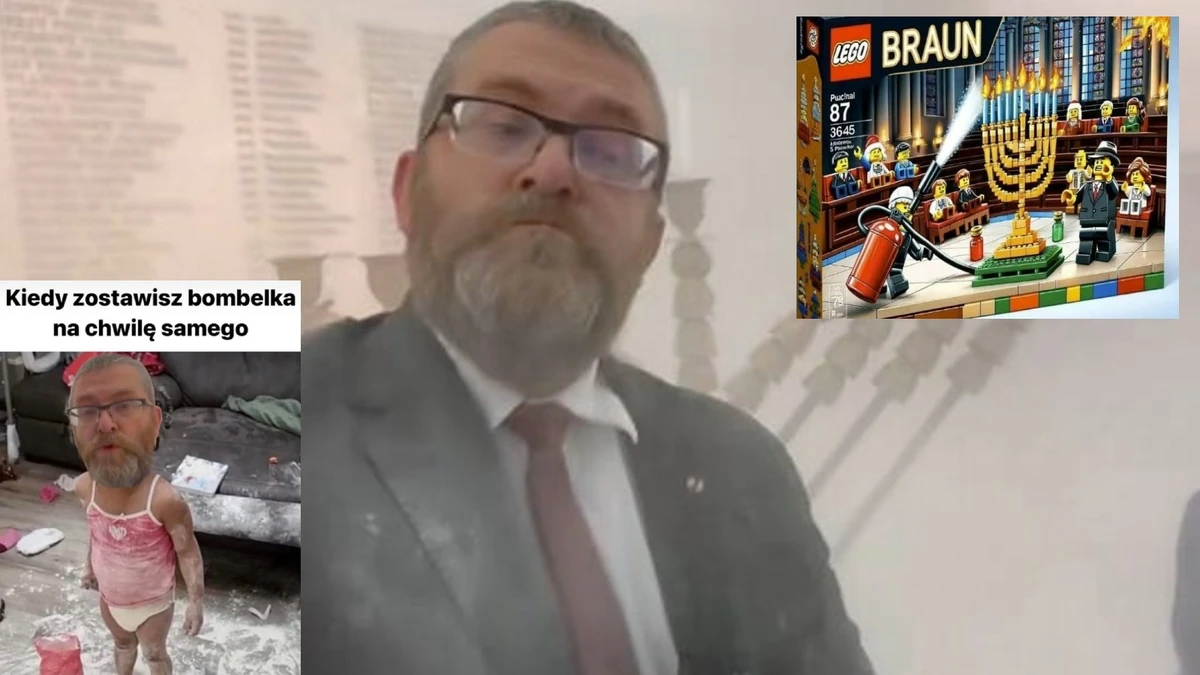 Grzegorz Braun "bohaterem" skandalu. Naganne zachowanie posła oczami ...