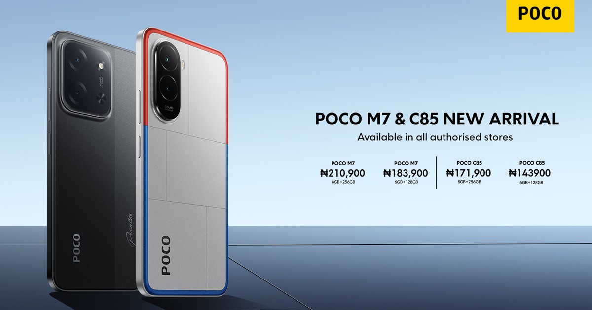 POCO M7 & POCO C85 launch in Nigeria: Power meets performance ...