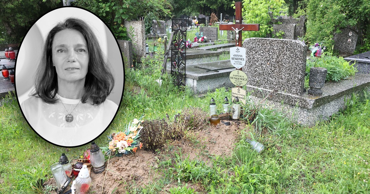 Minął rok od śmierci Barbary Sienkiewicz. Mogiła aktorki wygląda skromnie