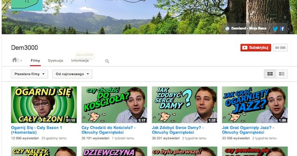 Najlepsze kanały na YouTube - co oglądać na YouTube - ciekawe polskie ...