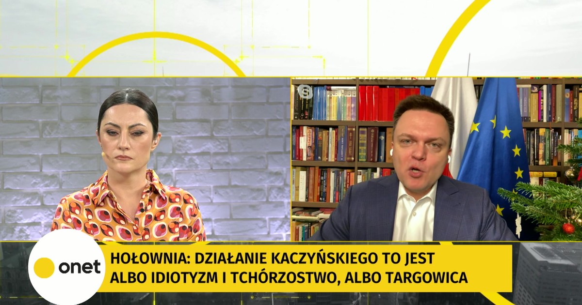 Lex TVN. Hołownia: Działanie Kaczyńskiego to idiotyzm. Zdrada stanu ...