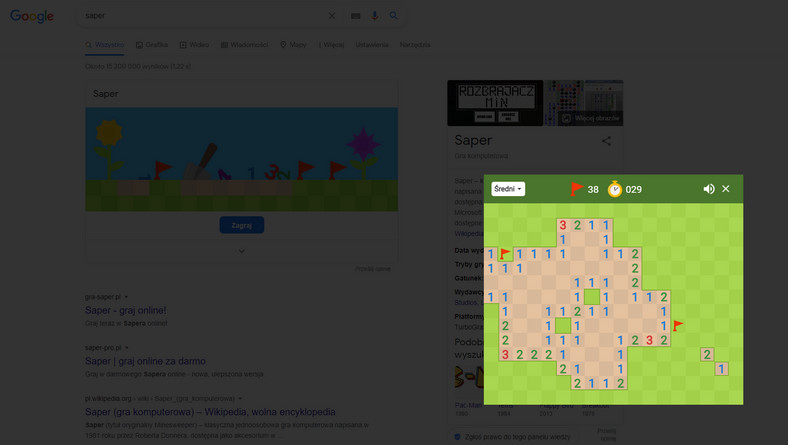 Narzędzia i gry "ukryte" w Google - o części z nich nie mieliście pojęcia
