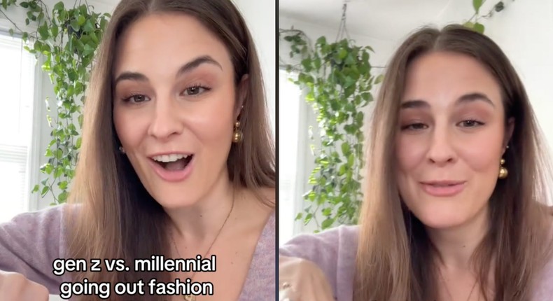 A millennial woman said she's 'obsessed' with Gen Z's cozy going-out ...