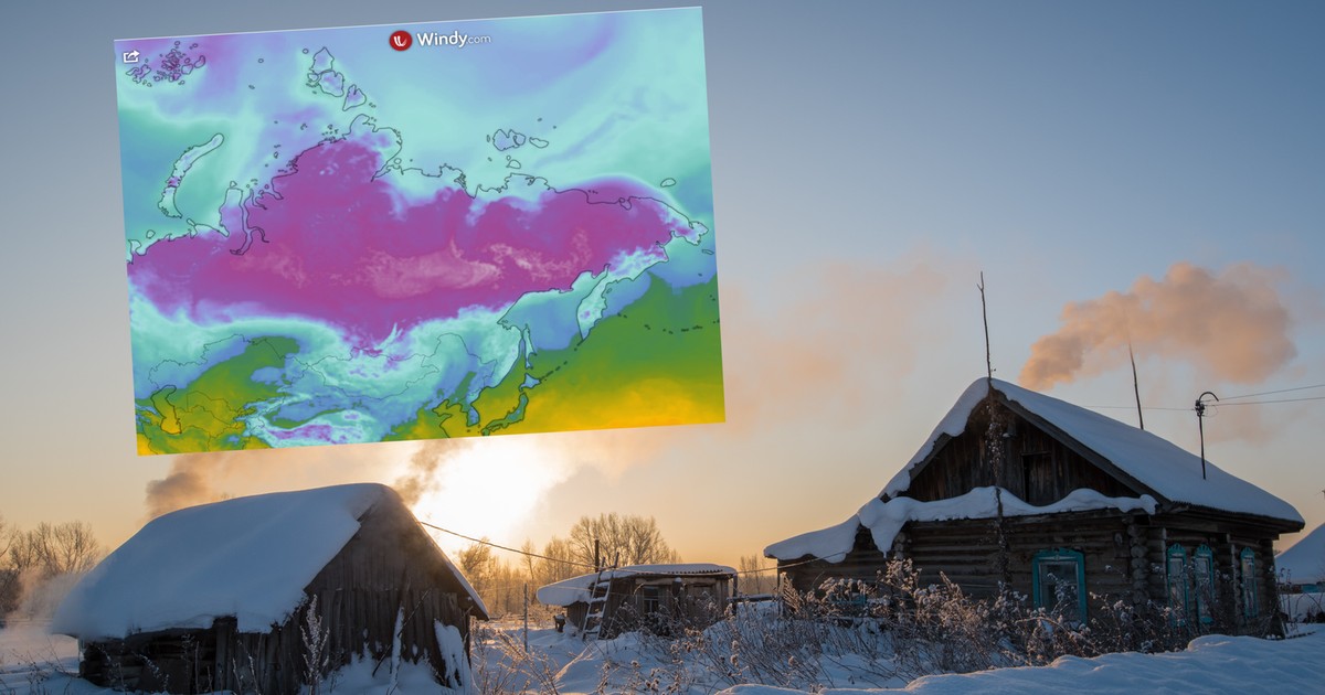 W Rosji temperatura spada niemal do -60 st. C. Sroga zima idzie na ...