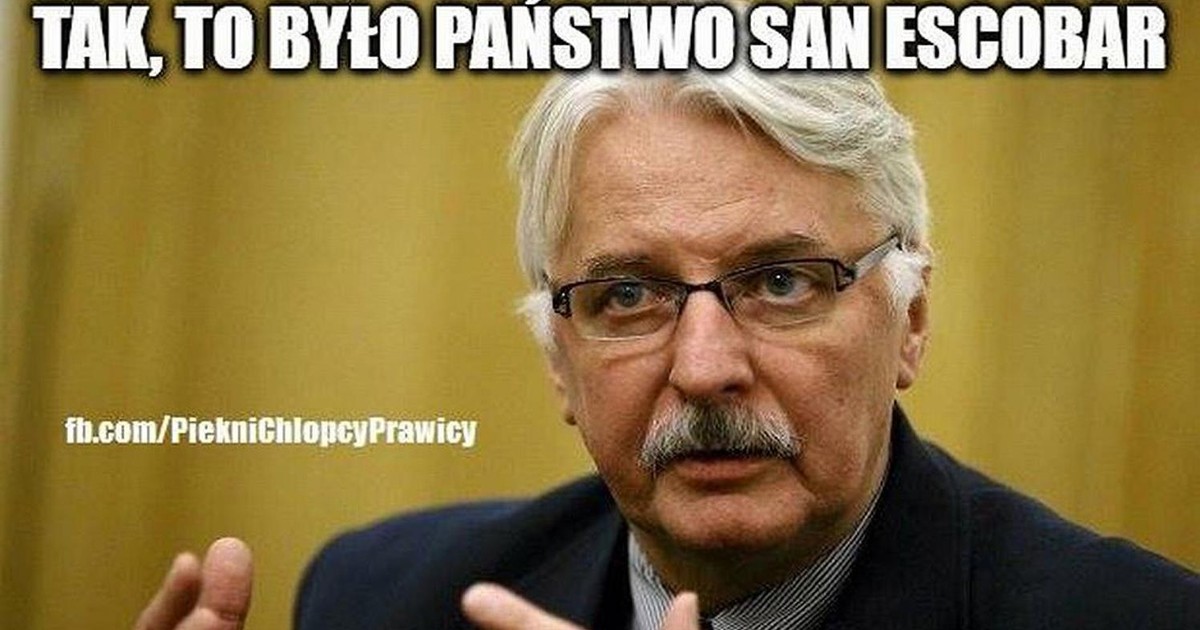 Waszczykowski i "San Escobar". Internauci kpią. MEMY