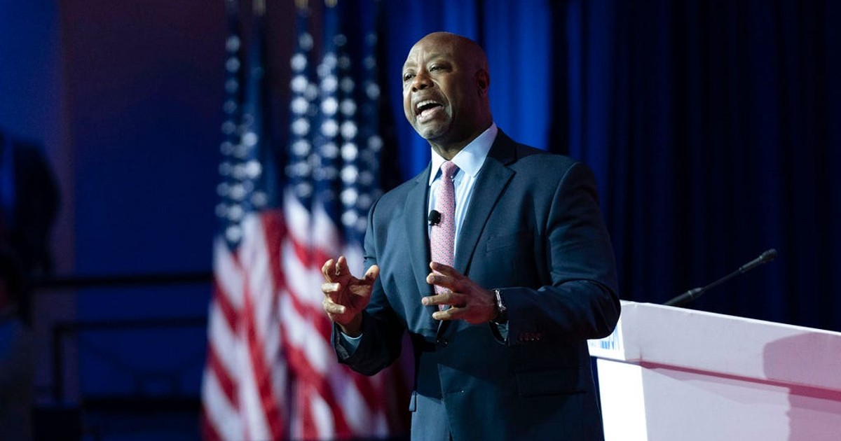 GOP presidential candidate Tim Scott says the 2020 election wasn't ...