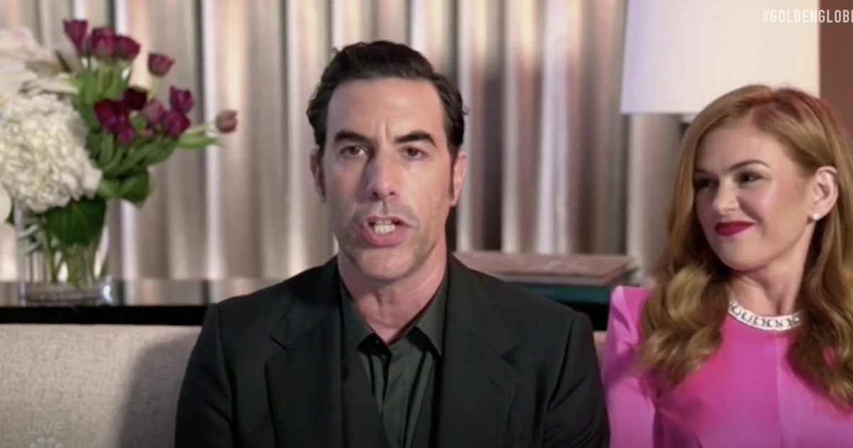 Sacha Baron Cohen mocked Rudy Giuliani in his Golden Globes victory ...