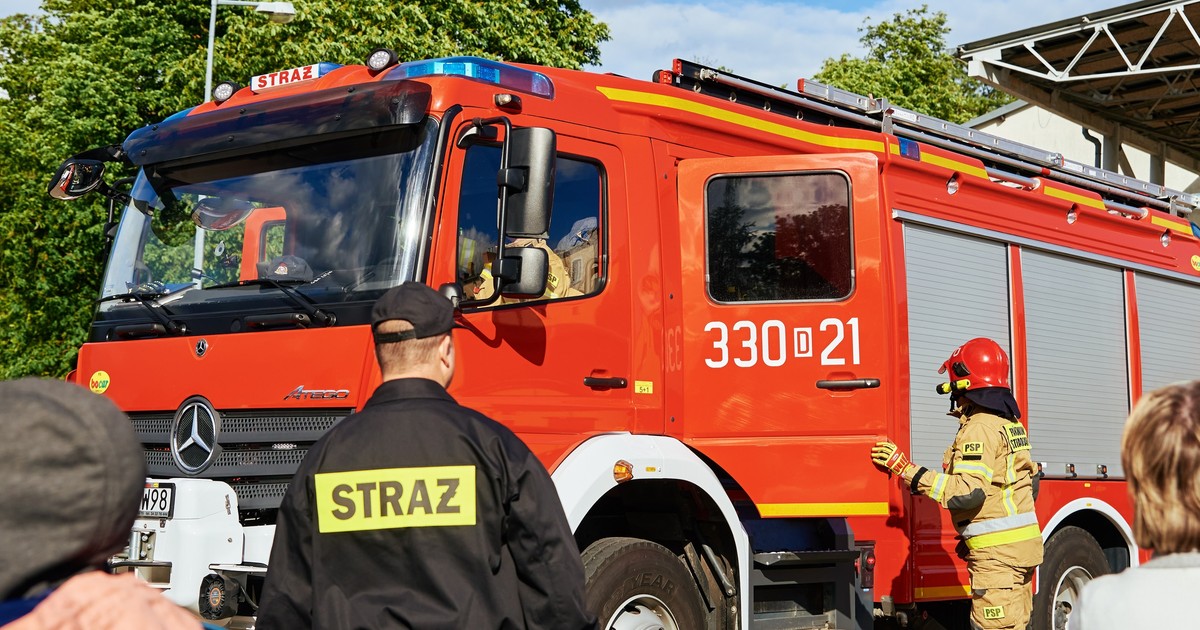 Nowy wóz strażacki i wielka wpadka. Wideo jest hitem w sieci