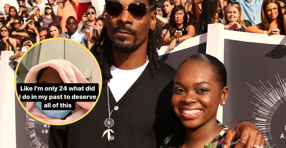 24-letnia córka Snoop Dogga przeszła udar. "Czym sobie na to zasłużyłam?"
