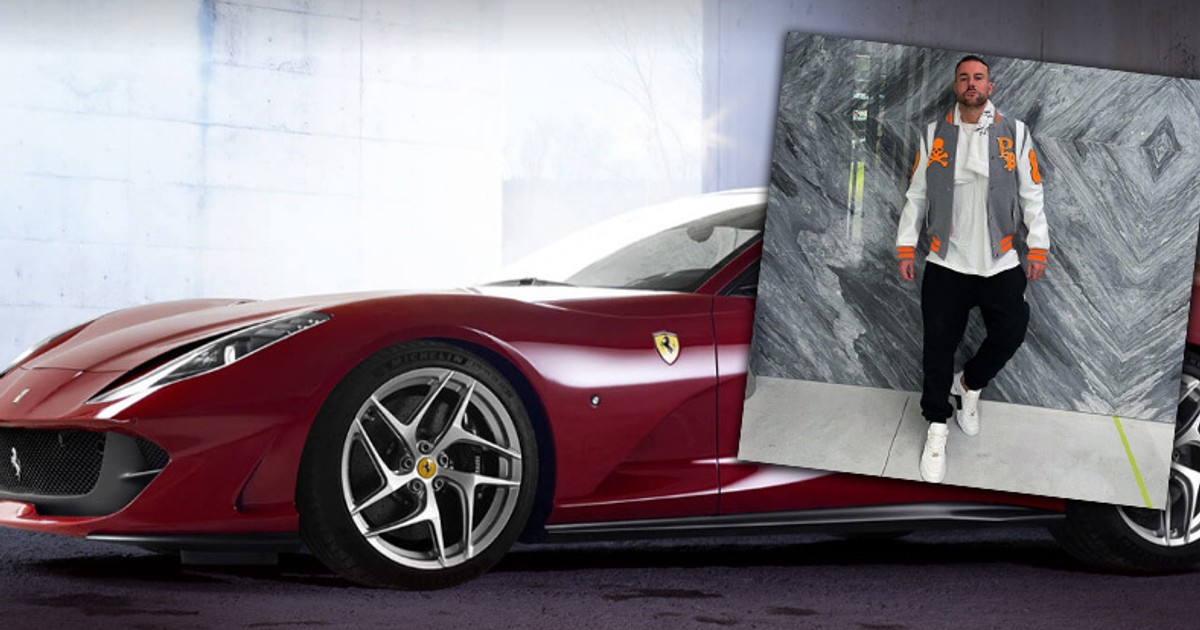 Philipp Plein chwali się luksusowymi autami. Ferrari go nie znosi