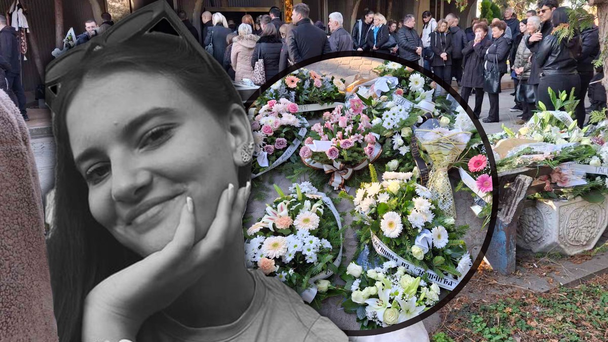 Potresne scene na sahrani Anđele Ruman (20) koja je poginula u Novom Sadu: "Zašto je morao da se ...