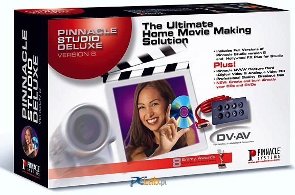 Pinnacle Studio Deluxe version 8 oraz Pinnacle Studio MovieBox DV - dwa ...