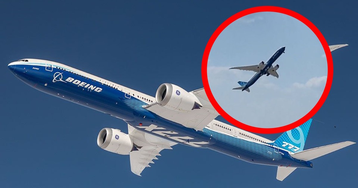 Niemal pionowy start ogromnego Boeinga. 777X dał niezwykły popis [WIDEO]