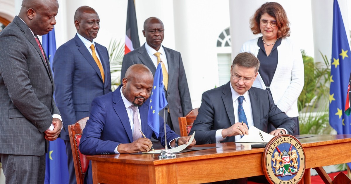 Kenya and the European Union just signed a landmark trade agreement ...