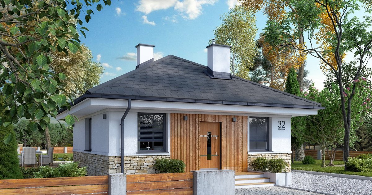 Domy do 70 m kw. - projekty. - Dom