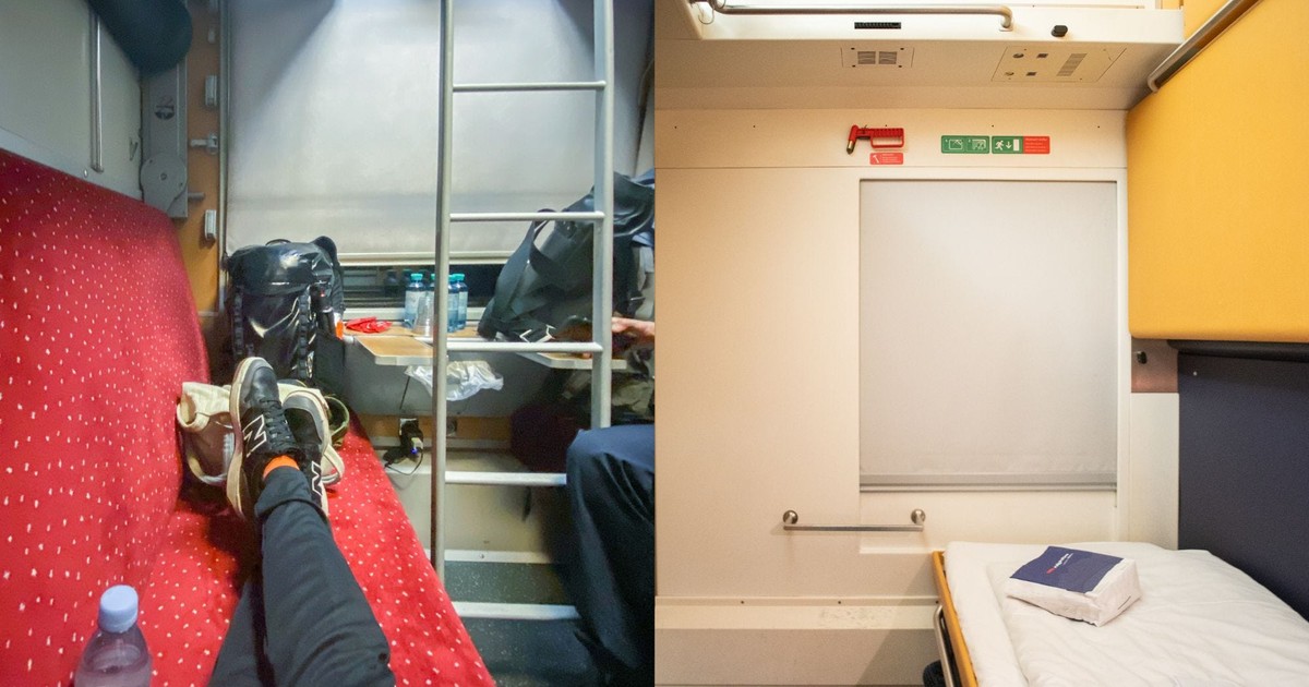 I booked shared and private sleeper cabins on overnight trains in ...