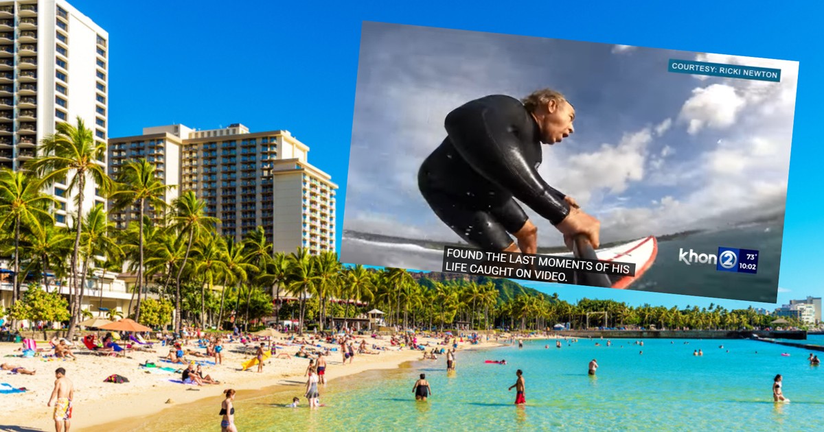 Surfer nagrał ostatnią falę. Chwilę później zmarł [WIDEO] - Podróże