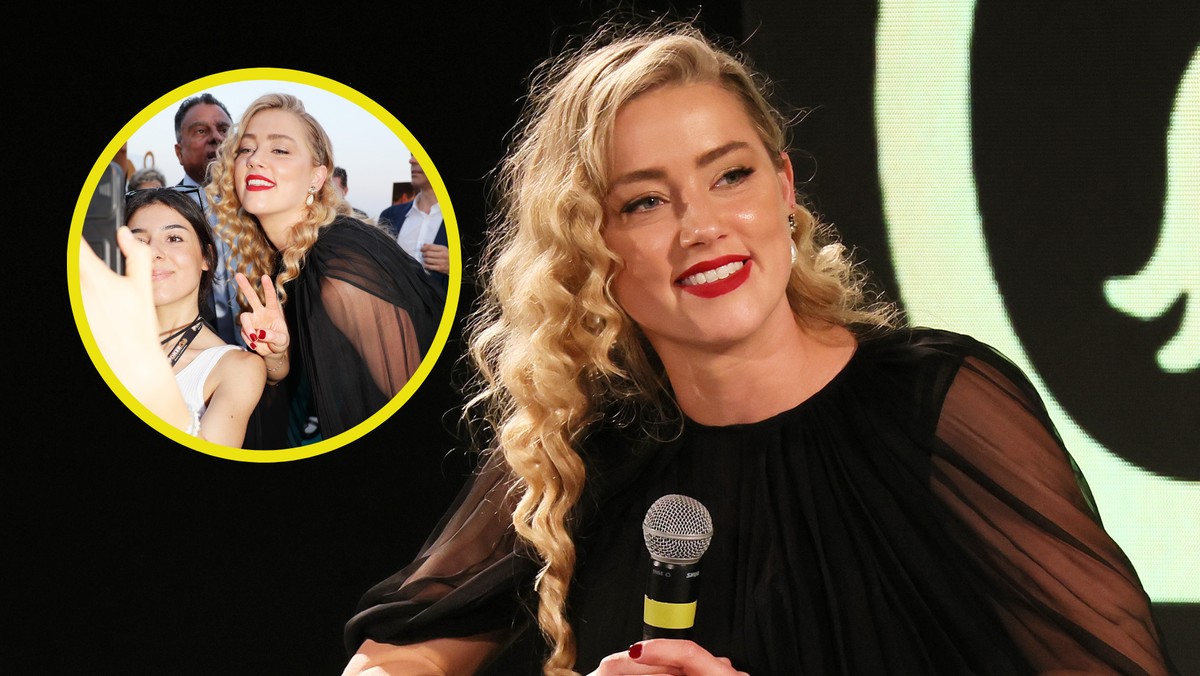 Amber Heard na czerwonym dywanie. To jej pierwszy raz od "procesu ...