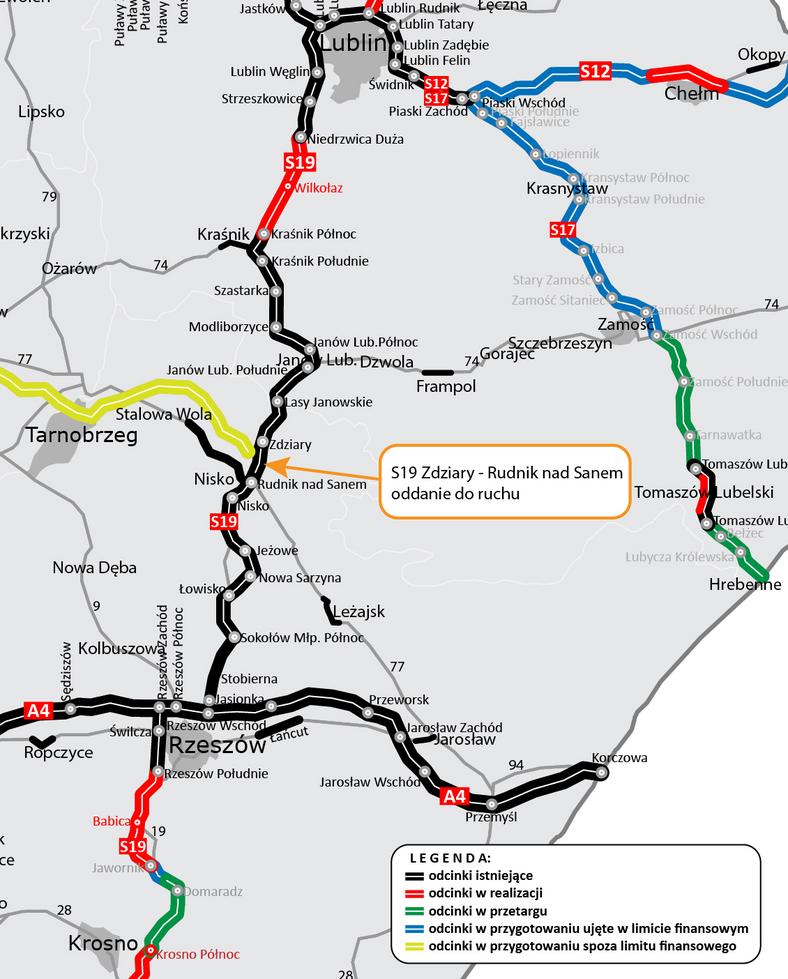 Via Carpatia - trasa S19: do użytku oddano kolejne 8 kilometrów. Na trasie powstał nowy most na ...
