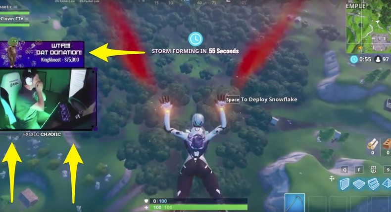 'Wait, that can't be real': A 'Fortnite' streamer freaked out after he ...