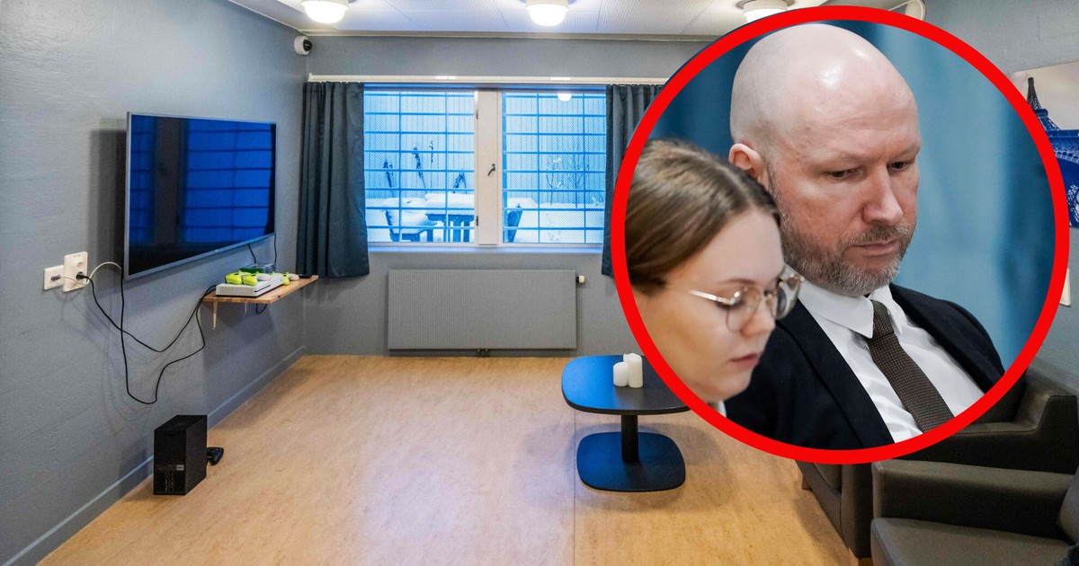 W takich warunkach przebywa Anders Breivik. Skarży się, że są ...