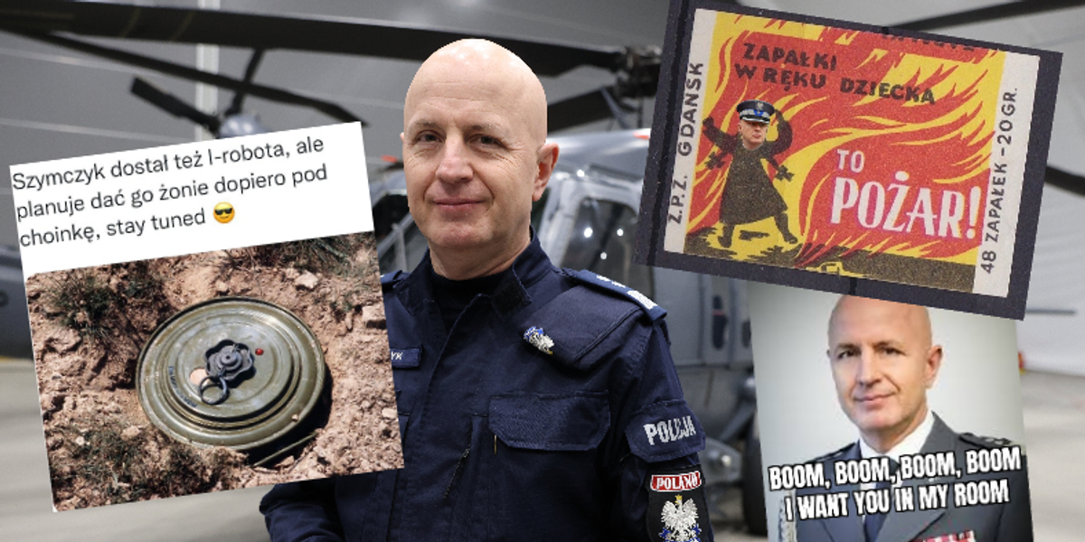 Wybuch granatnika na komendzie. Jarosław Szymczyk wywołał falę memów ...