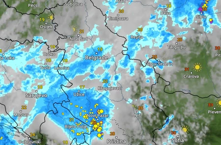 Nevreme u Srbiji: Radarske slike iz sata u sat otkrivaju gde i kad stiže oluja - Blic