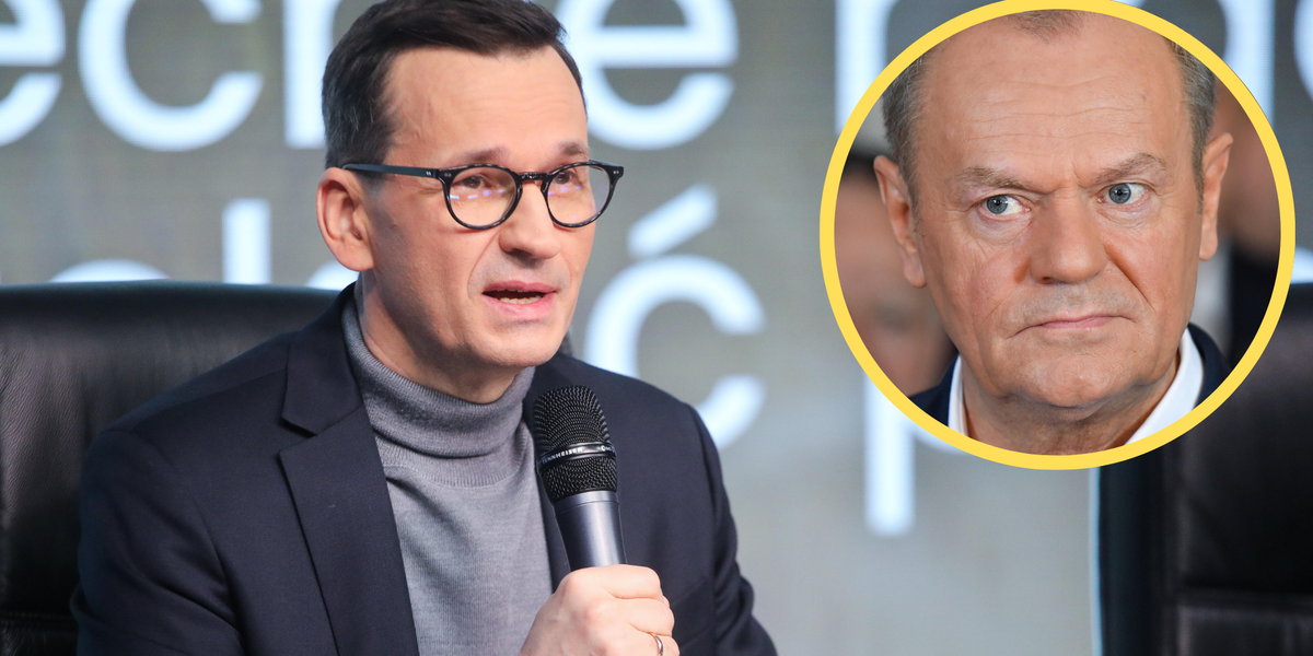 Mateusz Morawiecki uderza w Donalda Tuska. Mówi o sałatce jarzynowej - Wiadomości