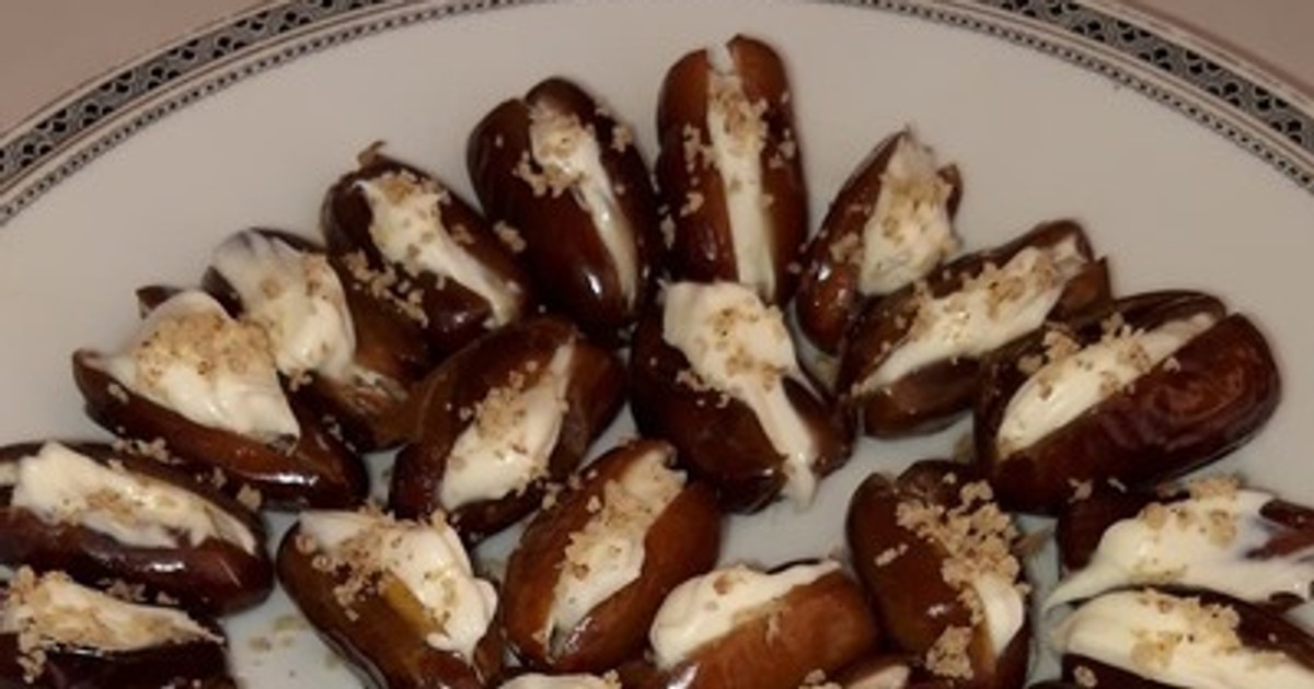 Datolya sajttal töltve recept