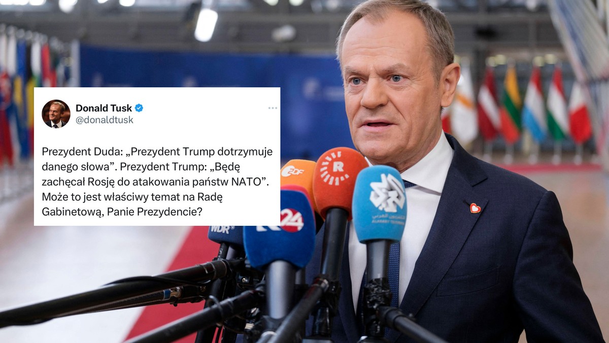 Donald Tusk reaguje na słowa Donalda Trumpa. Zwrócił się do prezydenta Polski - Wiadomości