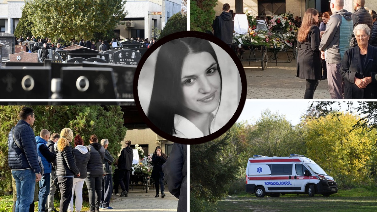 Kać u suzama: Sahrana Milice Adamović koja je poginula u Železničkoj stanici Novi Sad - Blic