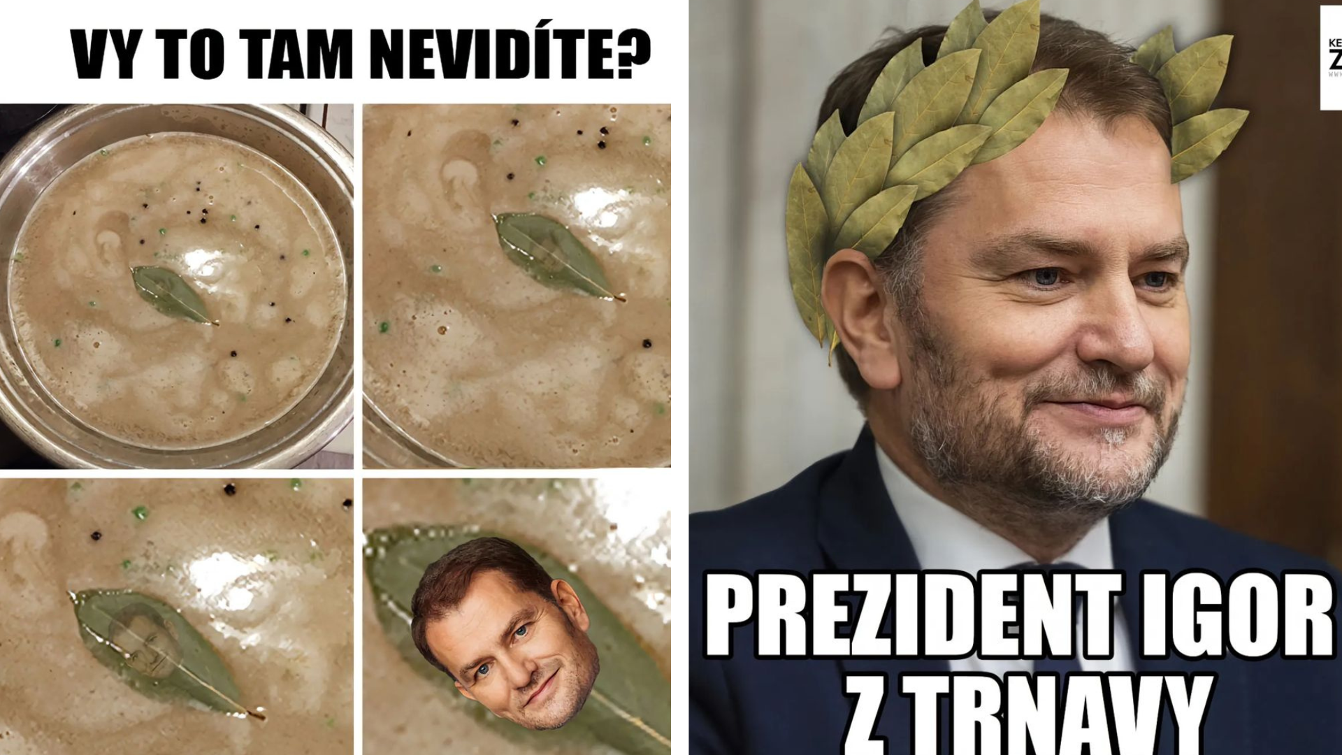 Igor Matovič a meme o jeho prezidentskej kandidatúre.