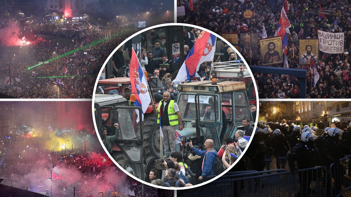 Protesti uživo Beograd: Građani ispred Skupštine Srbije, Slavija ...
