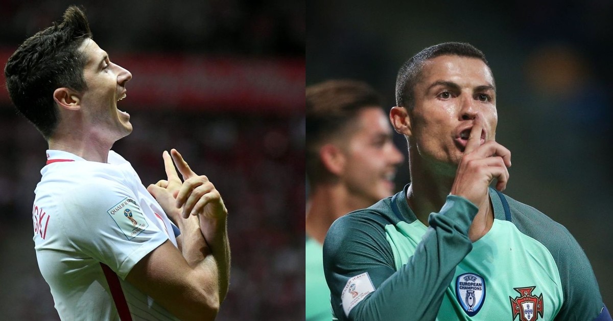 El. MŚ 2018: Portugalczycy porównują Lewandowskiego do Ronaldo ... El. MŚ 2018: Portugalczycy porównują Lewandowskiego do Ronaldo ...