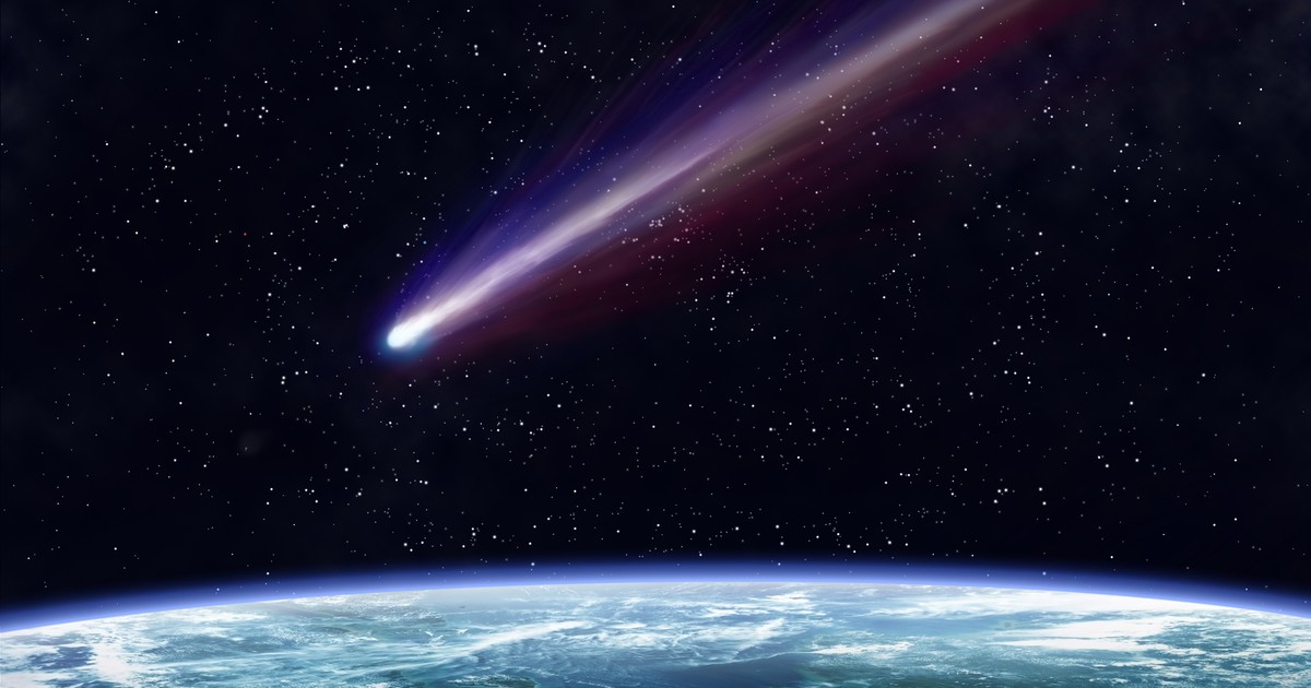 Kometa C/2020 F3, nagranie z ISS, międzynarodowej stacji kosmicznej ...