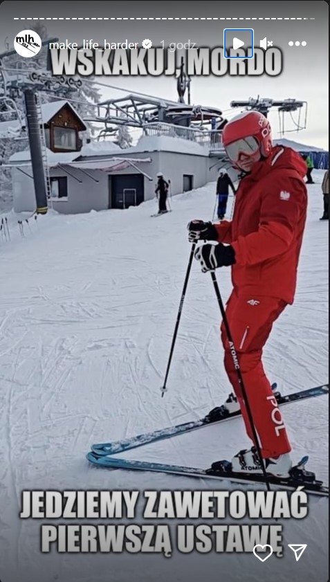 Andrzej Duda wybrał się na narty. Memy z udziałem prezydenta zalały ...